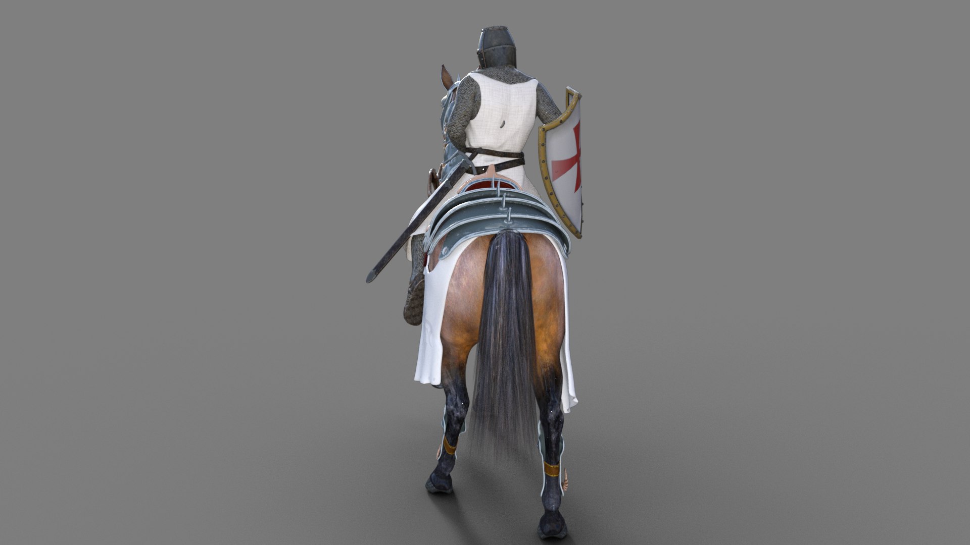 3D TEMPLAR KNIGHT - TurboSquid 1800110