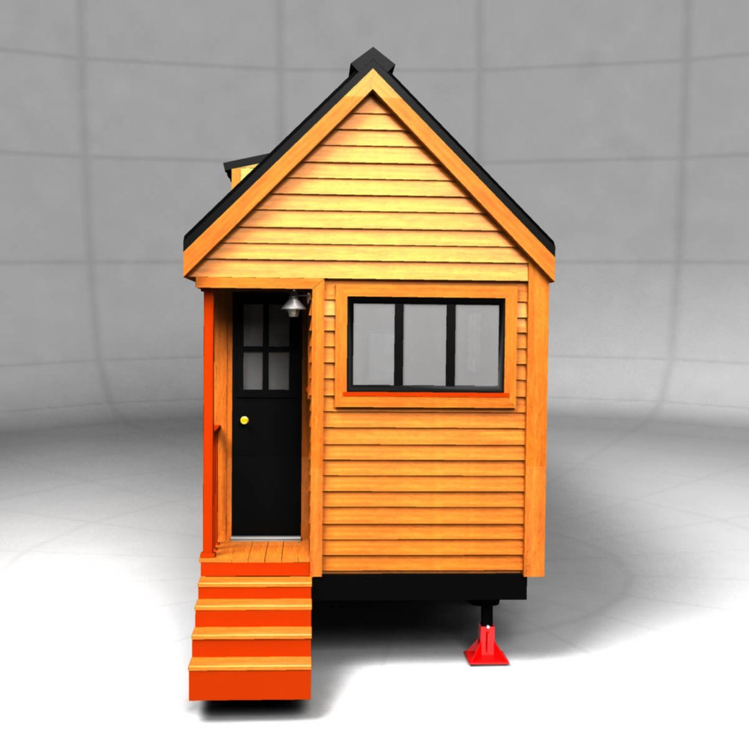 3D Tiny House Trailer - TurboSquid 1168177