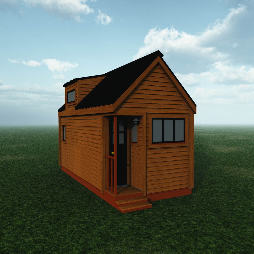 3D Tiny House Trailer - TurboSquid 1168177