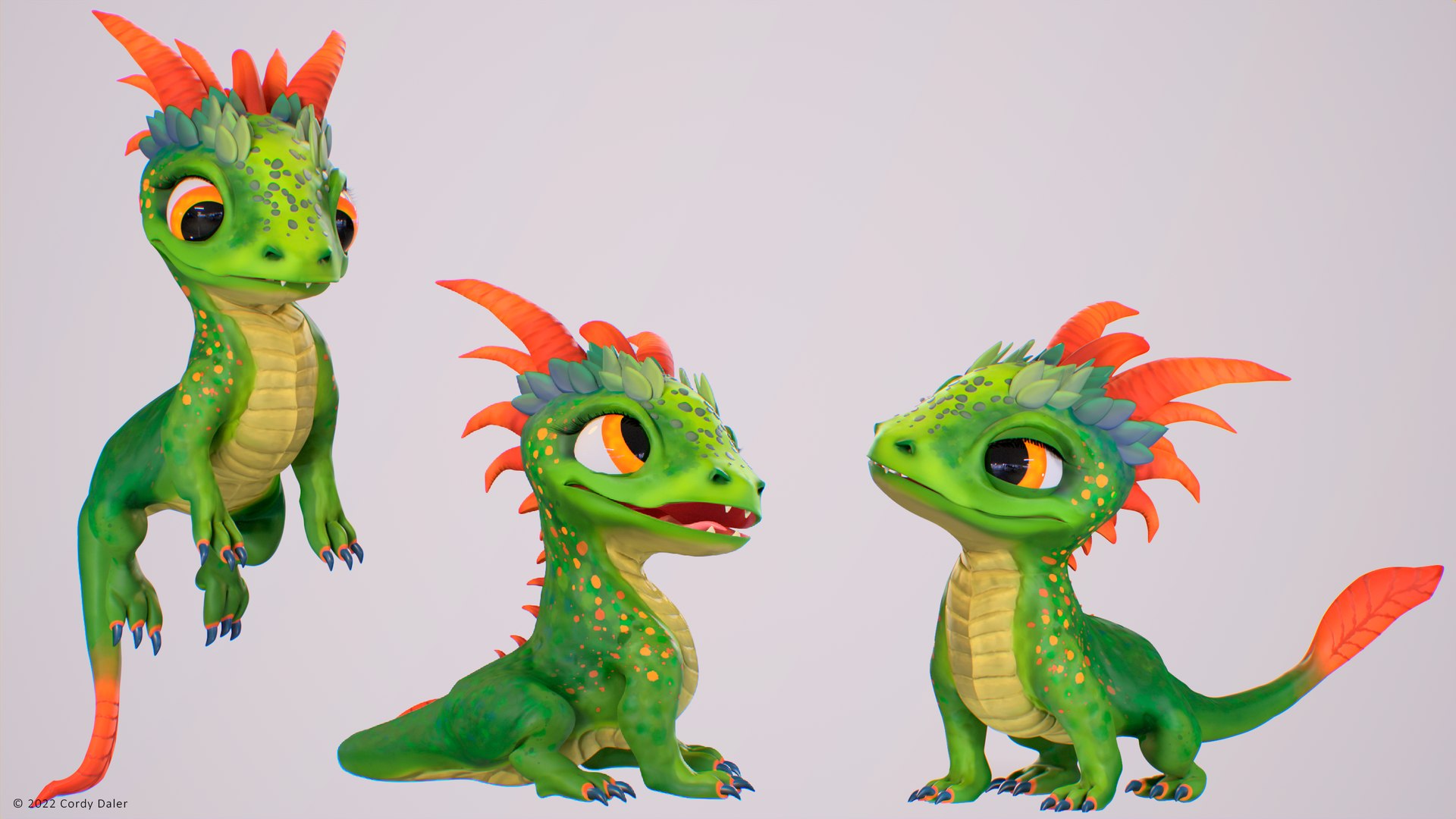 Cartoon Character Juicy Carrot PBR 3D model - TurboSquid 2074692