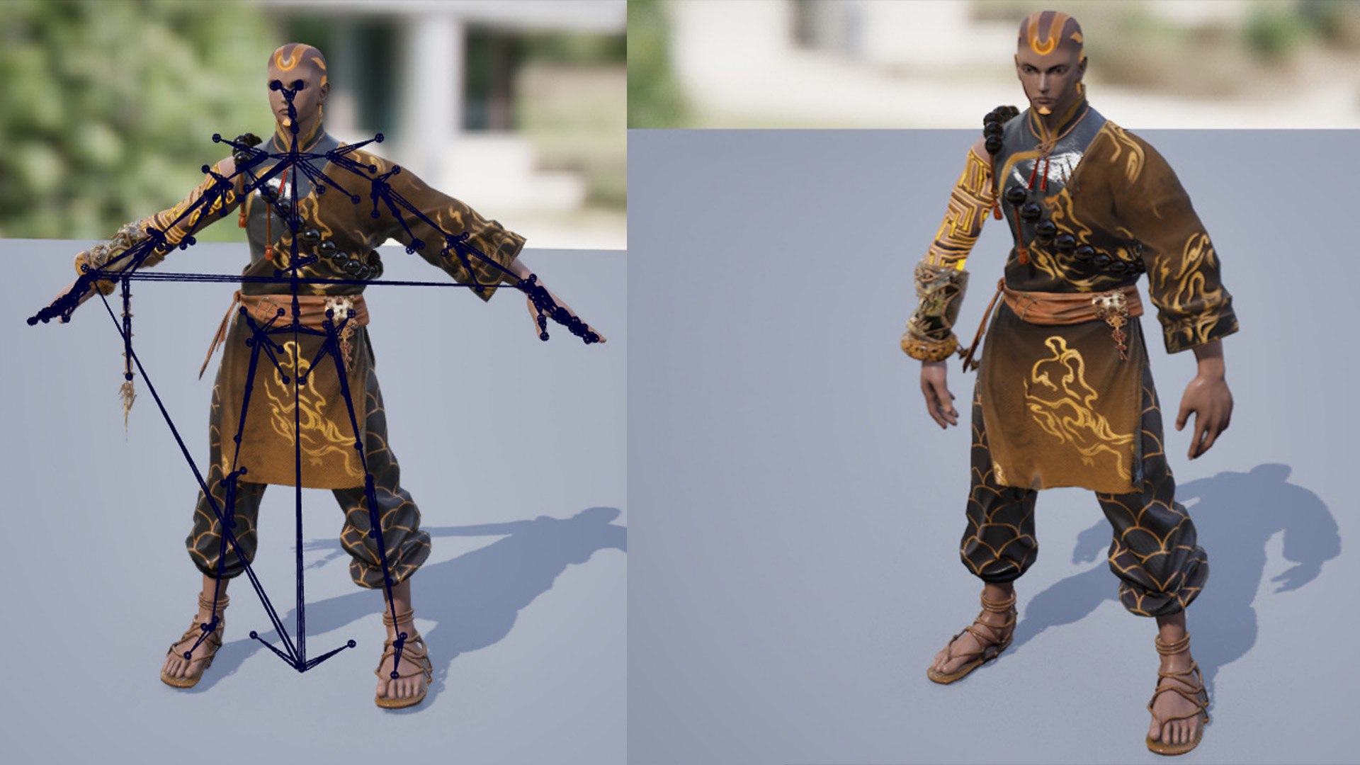 3D Warrior Monk Model - TurboSquid 2388121