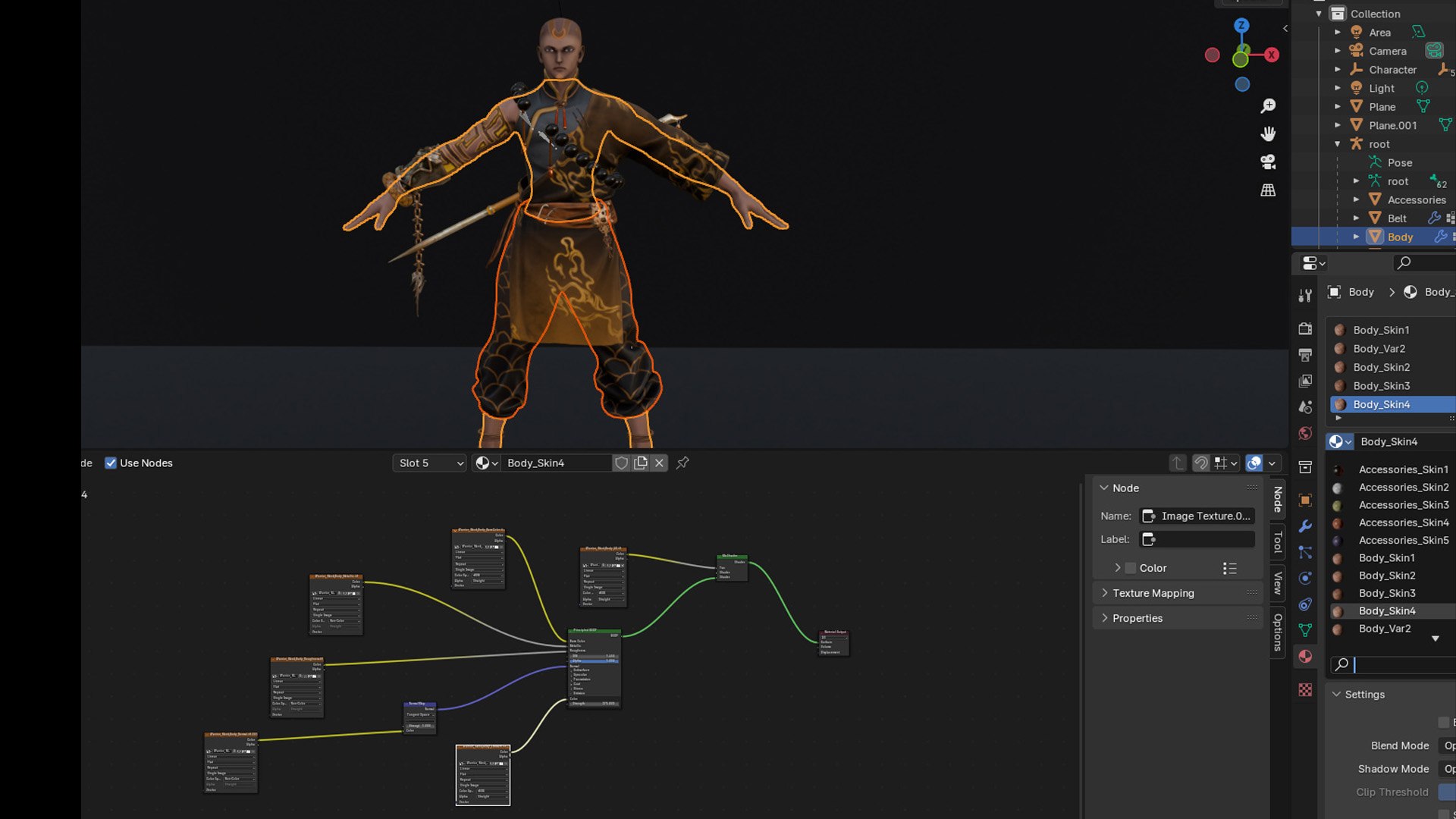 3D Warrior Monk Model - TurboSquid 2388121