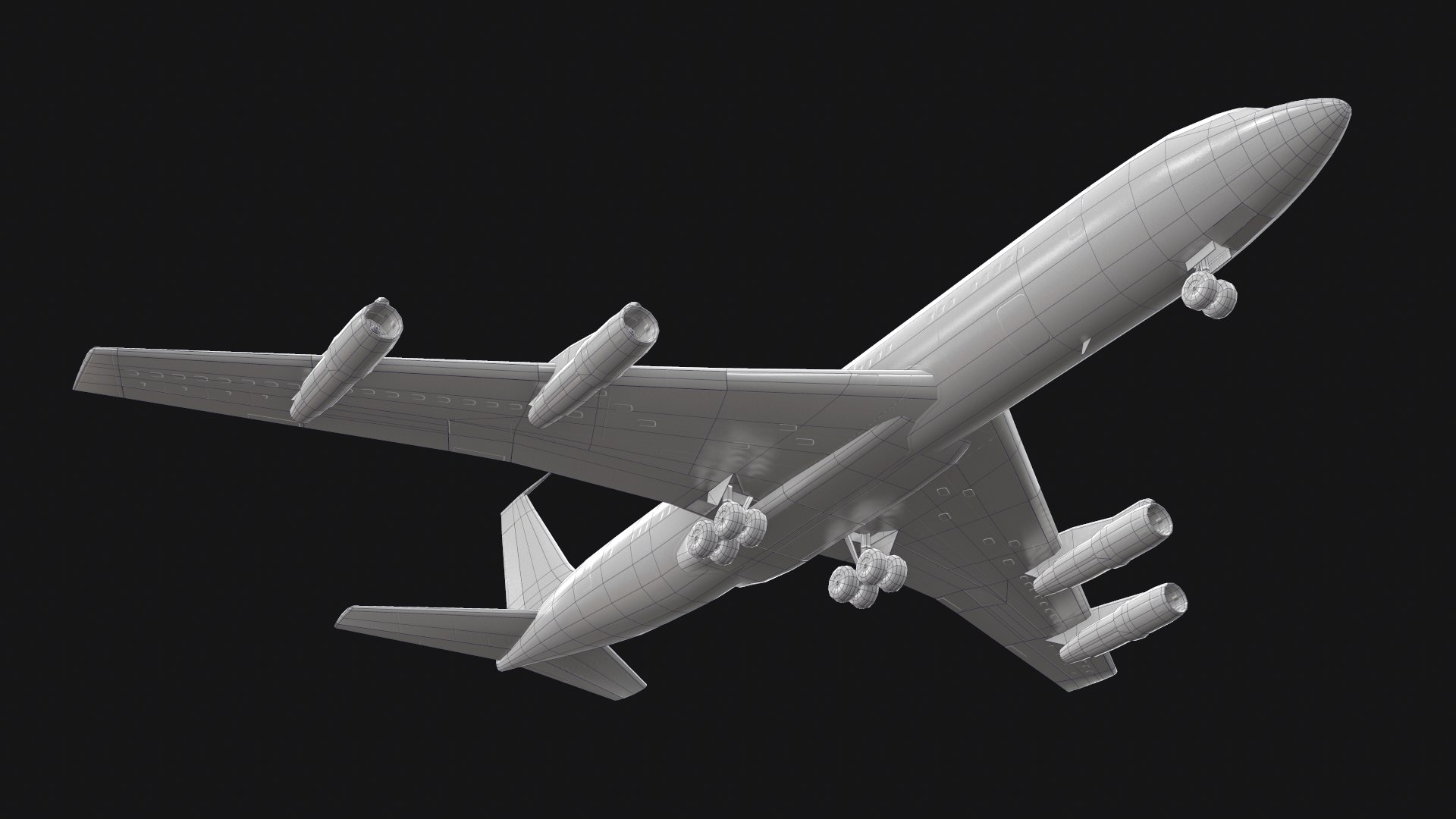 3d Boeing British Caledonian Model