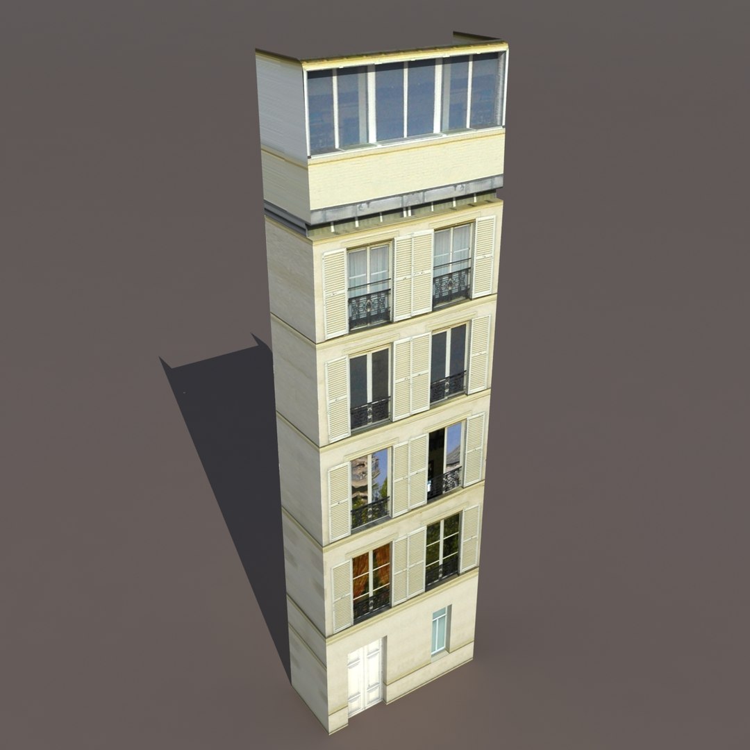 Building Exterior 3d Model