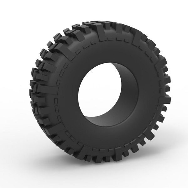 modelo 3d Neumático todoterreno diecast 74 Escala 1 a 25 - TurboSquid 2084645
