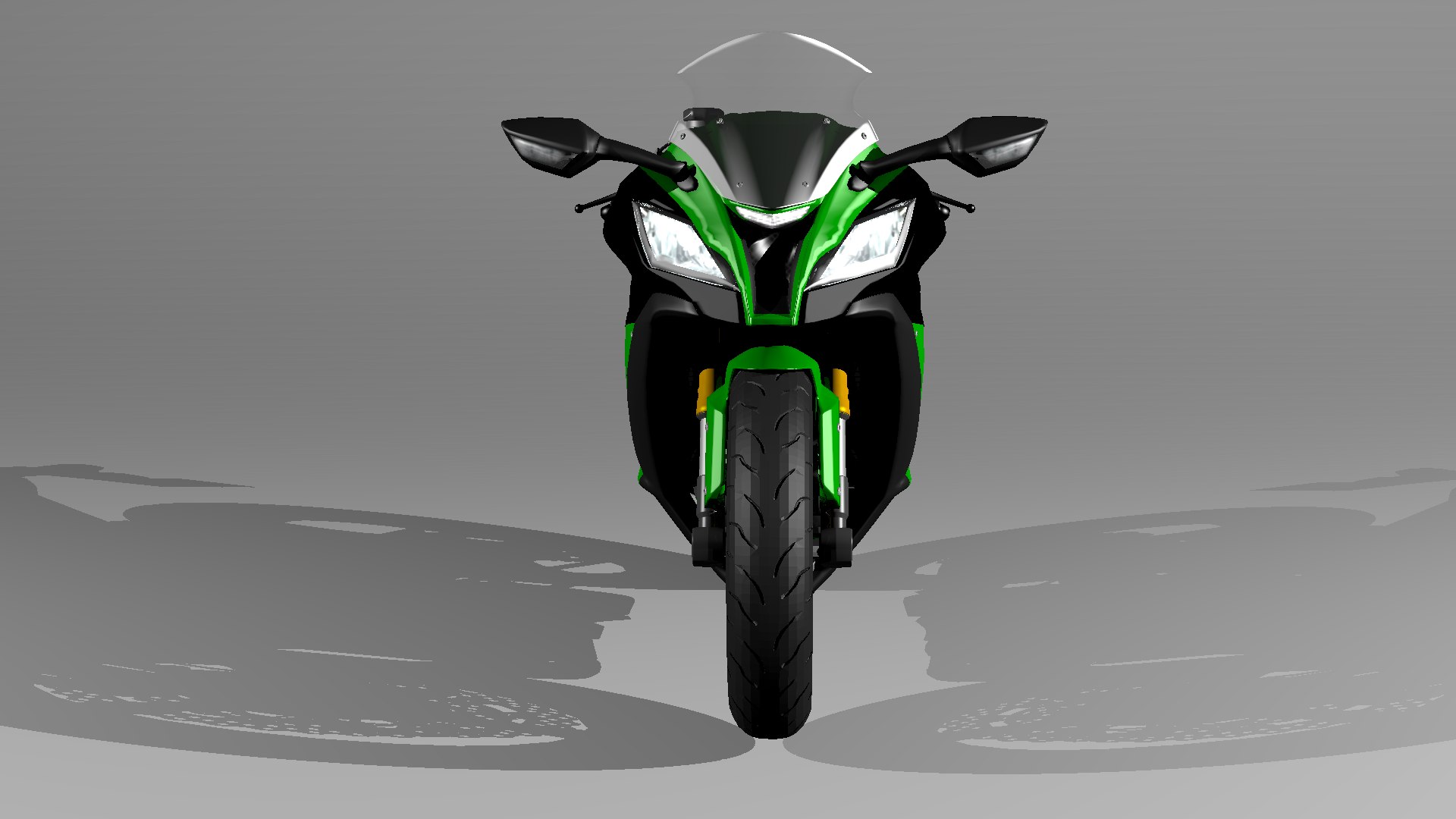 Kawasaki Zx-10r 3d Obj