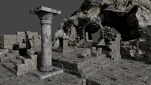 Ancient Gate 3D model - TurboSquid 1768348