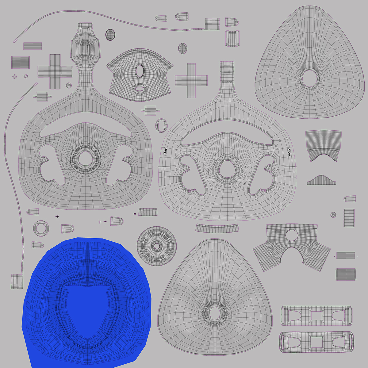 Cpap mask 3D model - TurboSquid 1659952