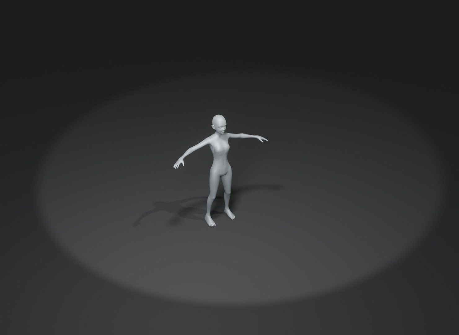 Girl Kid Body Base Mesh 10k Polygons 3D - TurboSquid 1759892