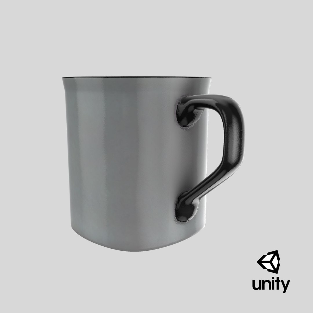 Coffee Mug Black Grey 3D model - TurboSquid 2094297