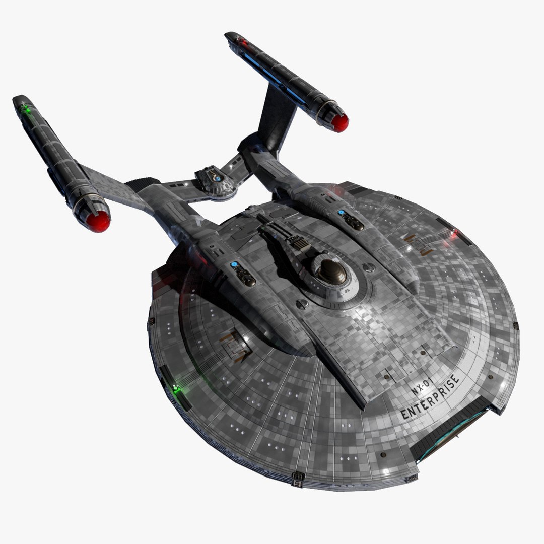 NX-01 Enterprise 3D model - TurboSquid 2008863