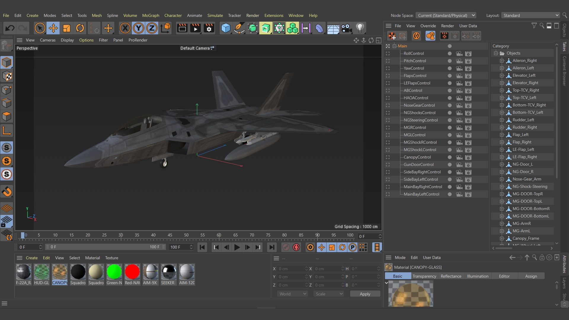 F-22A Raptor Animated Unity-Unreal Ready 3D Model - TurboSquid 1946579