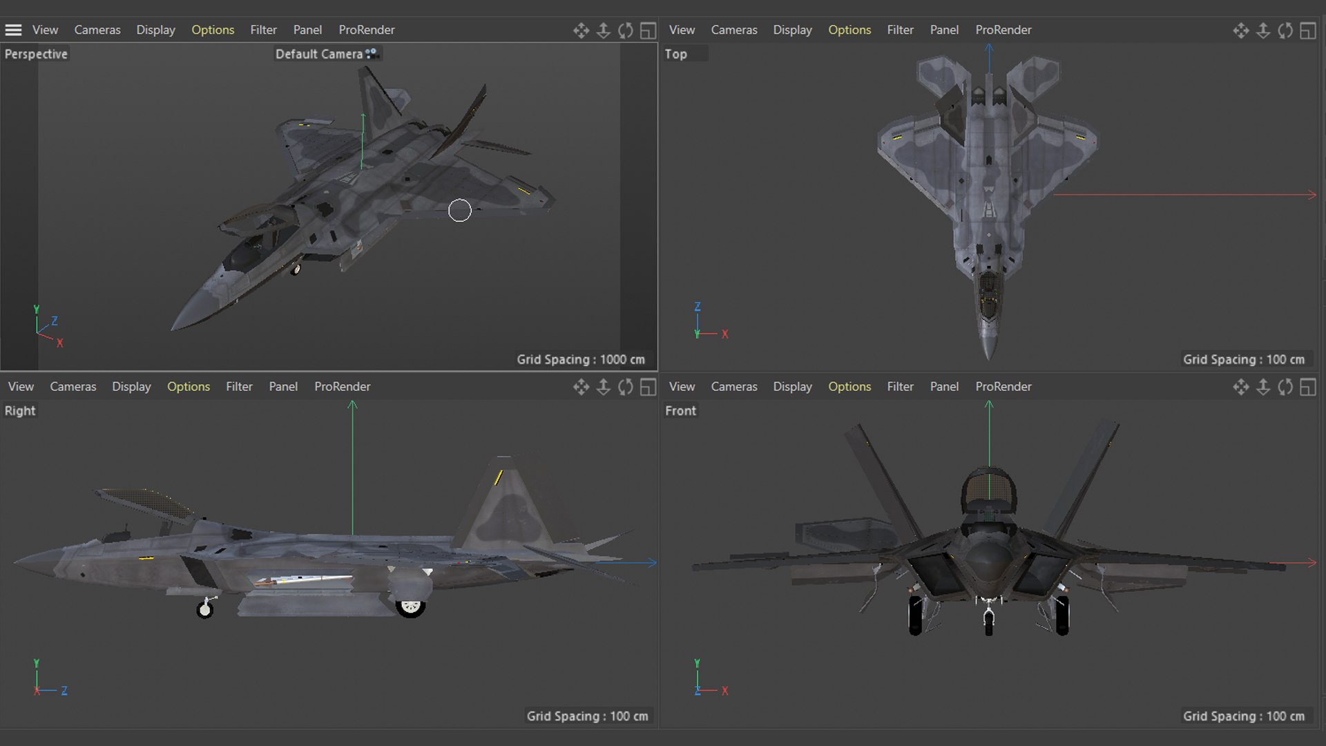 F-22A Raptor Animated Unity-Unreal Ready 3D Model - TurboSquid 1946579