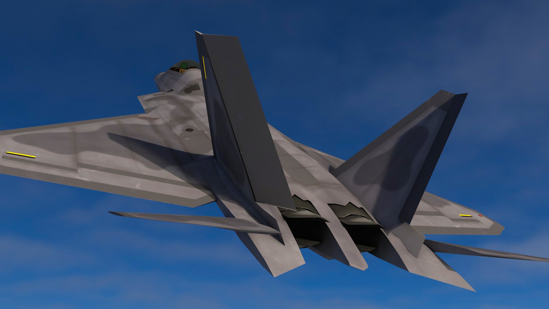 F-22A Raptor Animated Unity-Unreal Ready 3D Model - TurboSquid 1946579