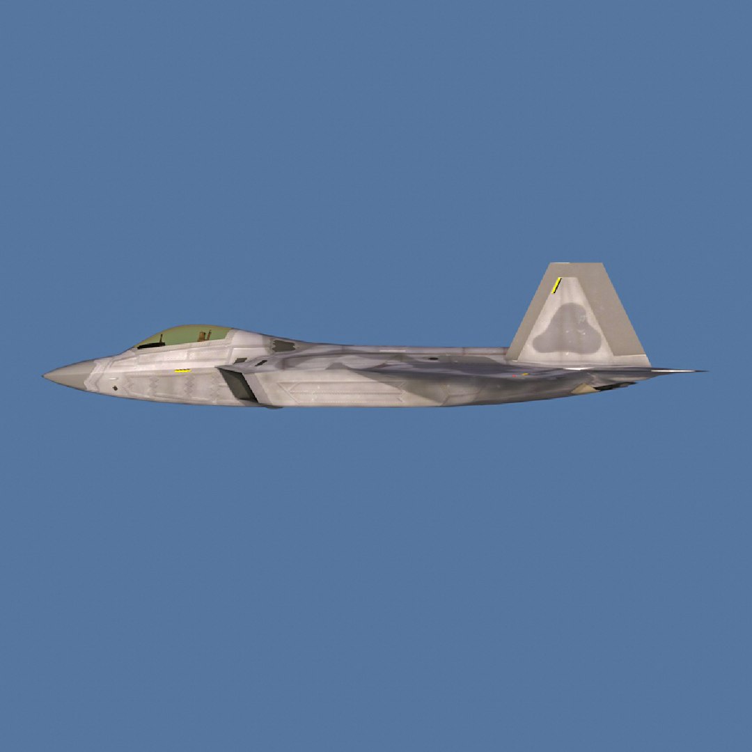 F-22A Raptor Animated Unity-Unreal Ready 3D Model - TurboSquid 1946579