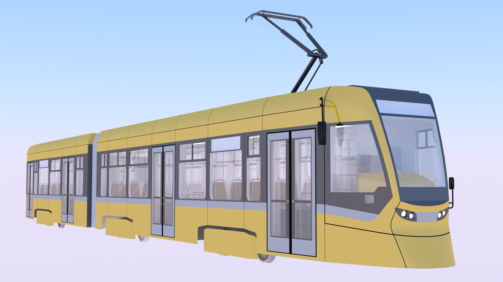 3D Model Solaris Urbino And Stadler Tram - TurboSquid 2459533