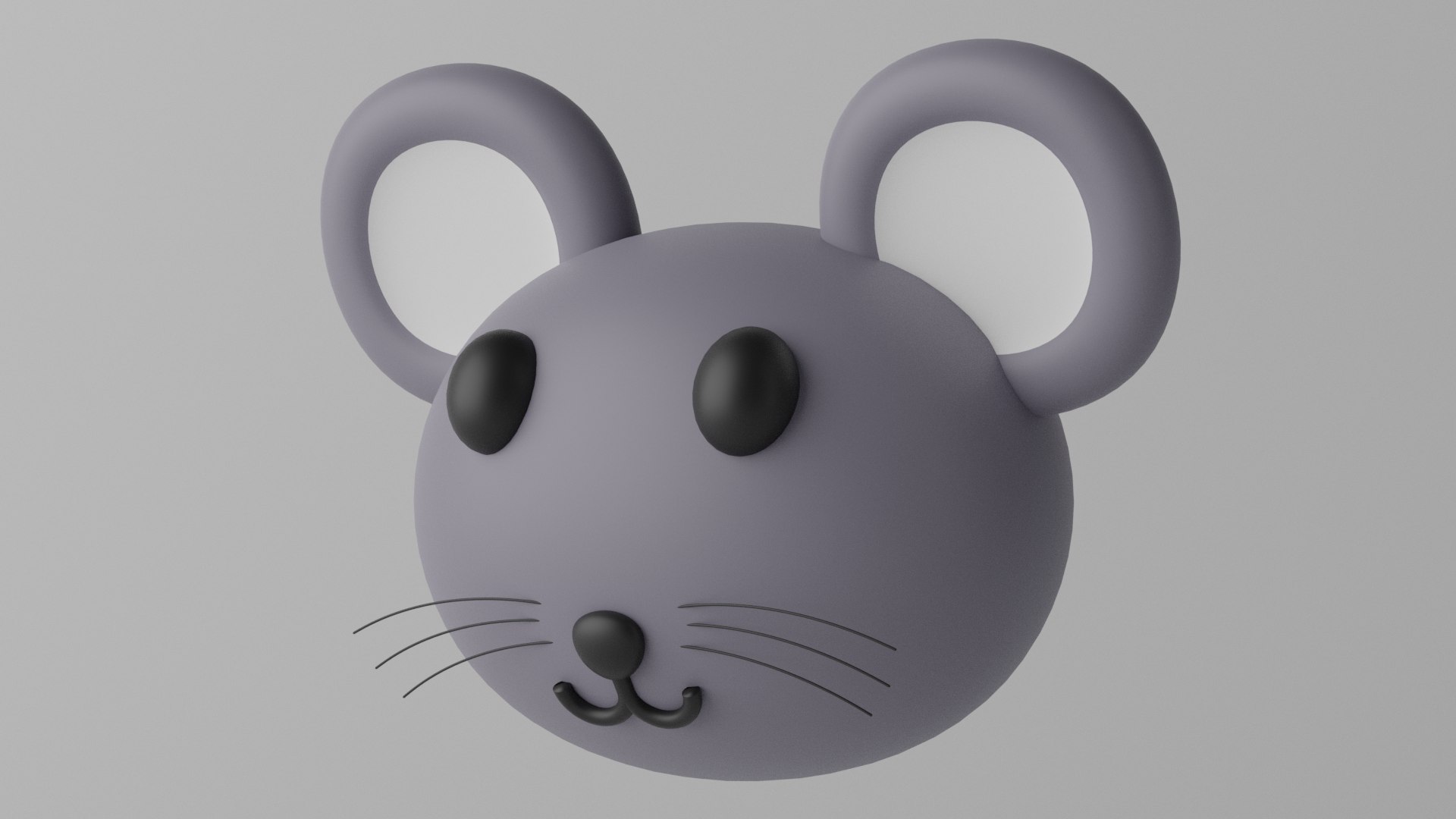 3D Cartoon Mouse Rat Head 1 - TurboSquid 2090494