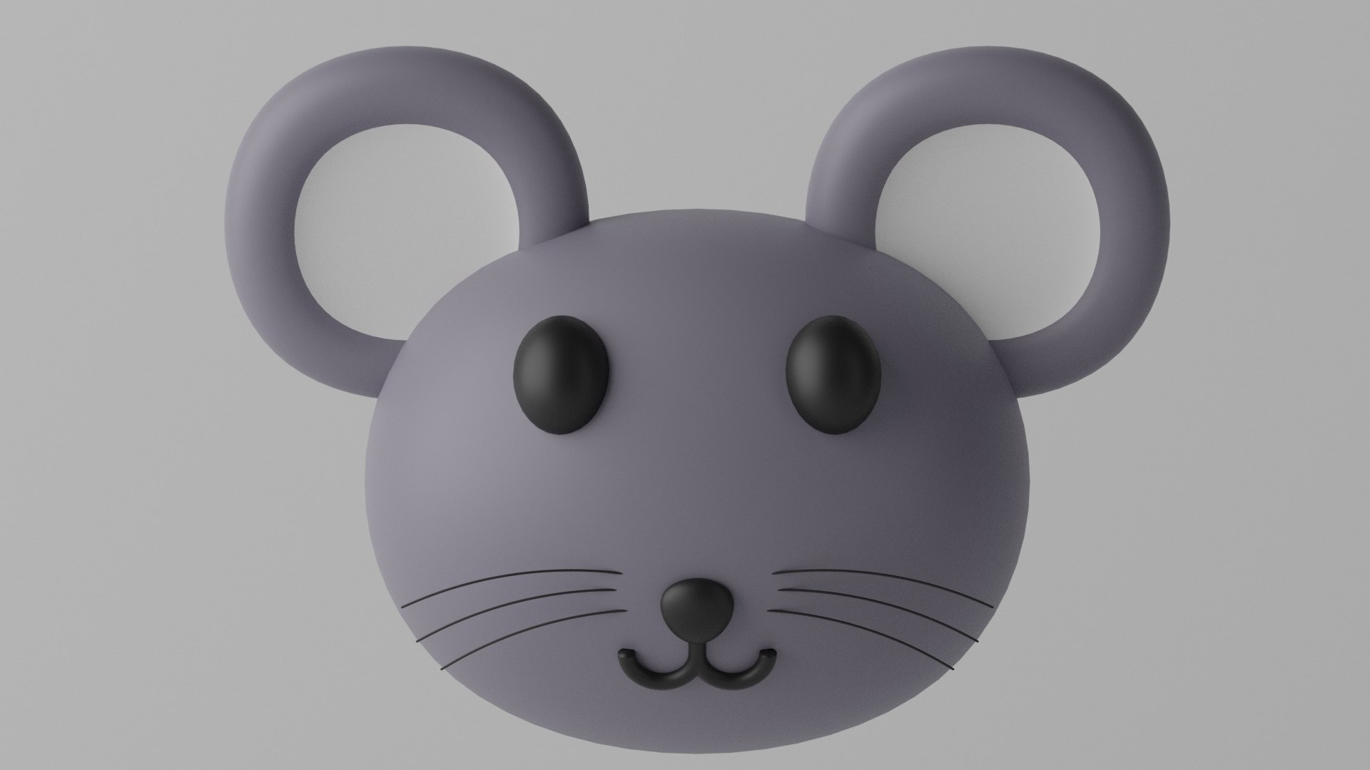 3D Cartoon Mouse Rat Head 1 - TurboSquid 2090494