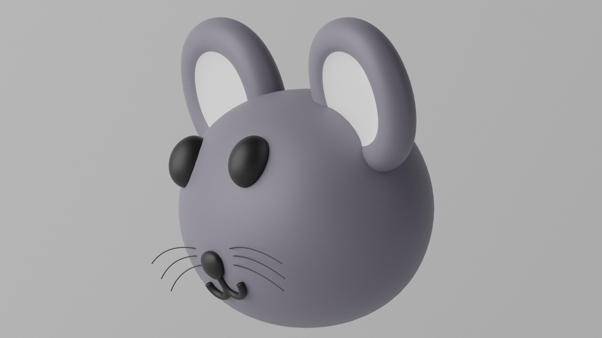 3D Cartoon Mouse Rat Head 1 - TurboSquid 2090494