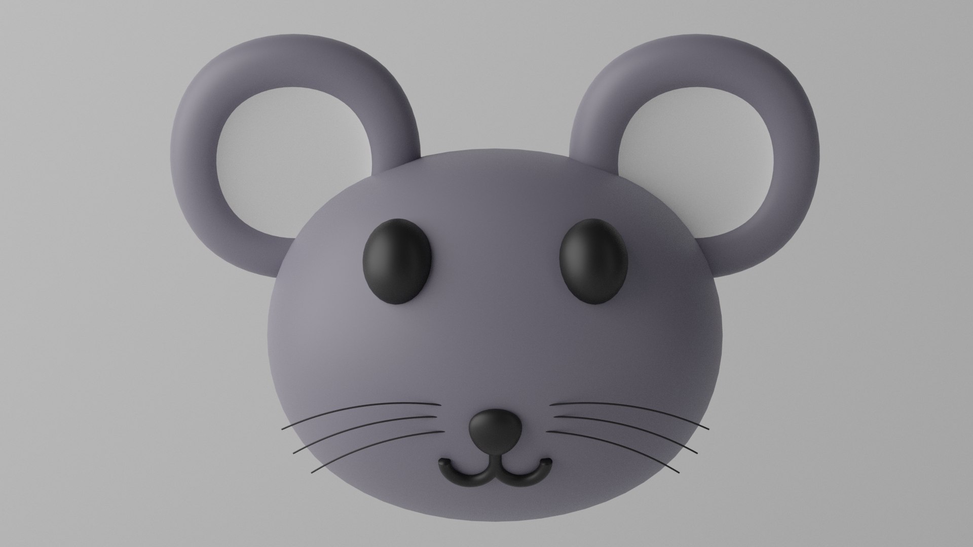 3D Cartoon Mouse Rat Head 1 - TurboSquid 2090494