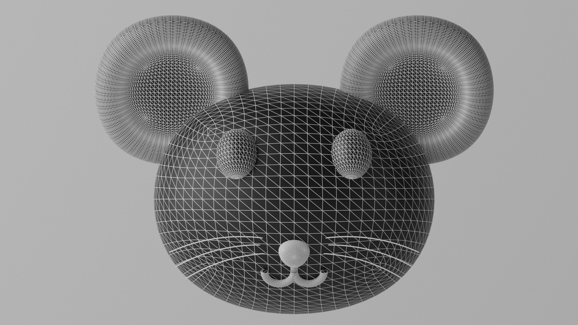 3D Cartoon Mouse Rat Head 1 - TurboSquid 2090494