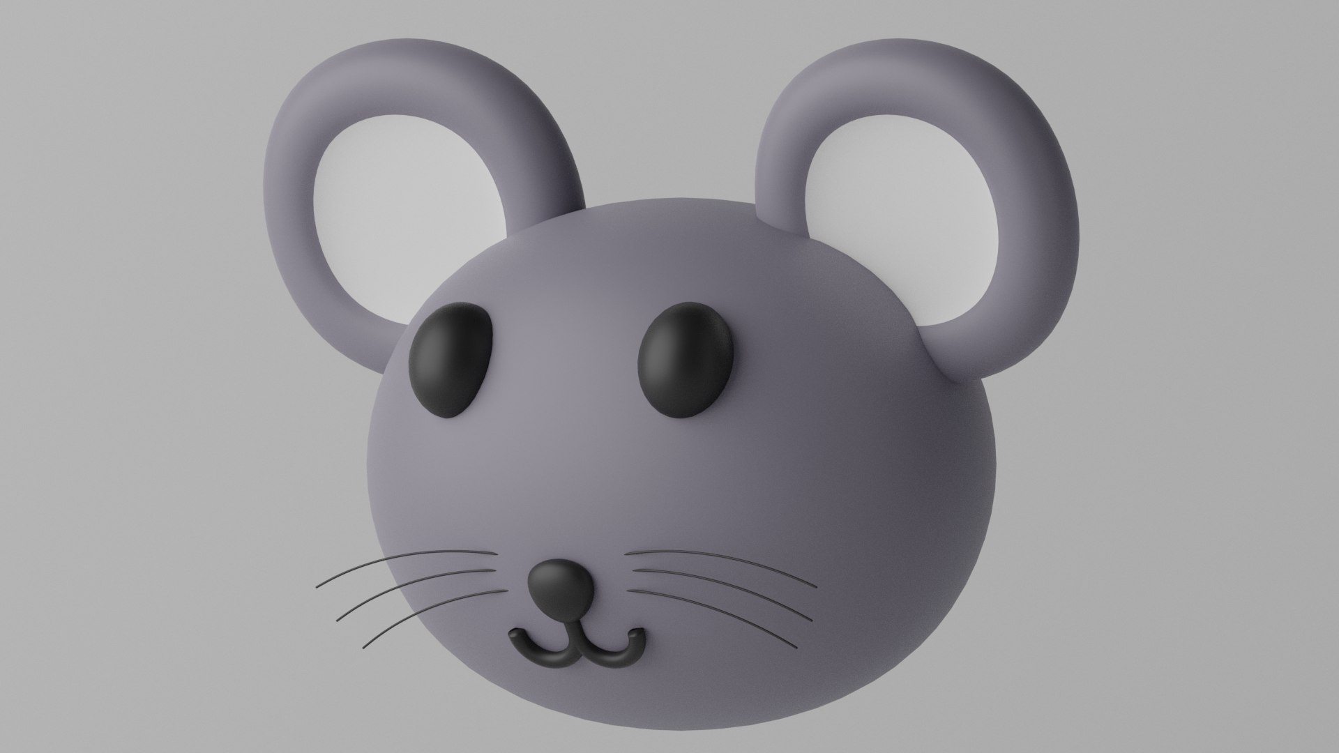 3D Cartoon Mouse Rat Head 1 - TurboSquid 2090494