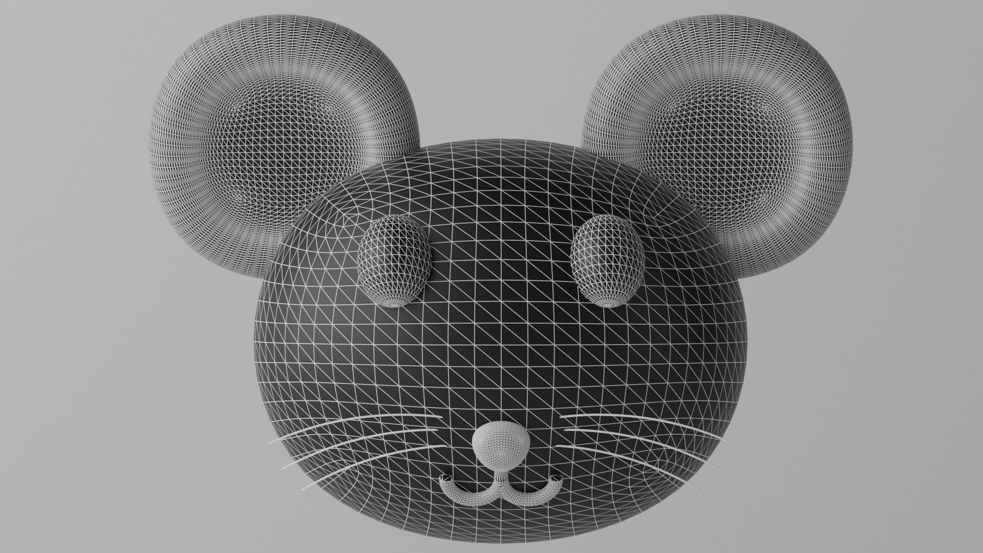 3D Cartoon Mouse Rat Head 1 - TurboSquid 2090494
