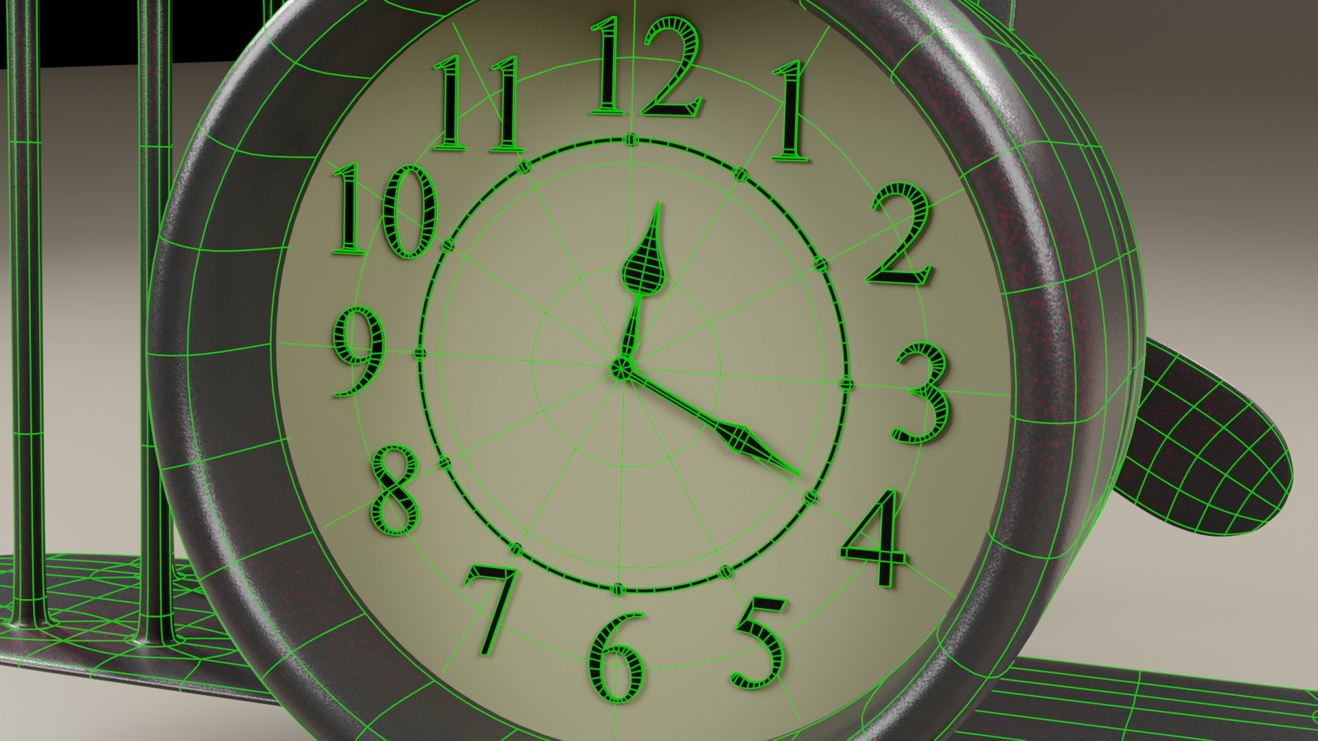 3D Clock Plane - TurboSquid 1857085