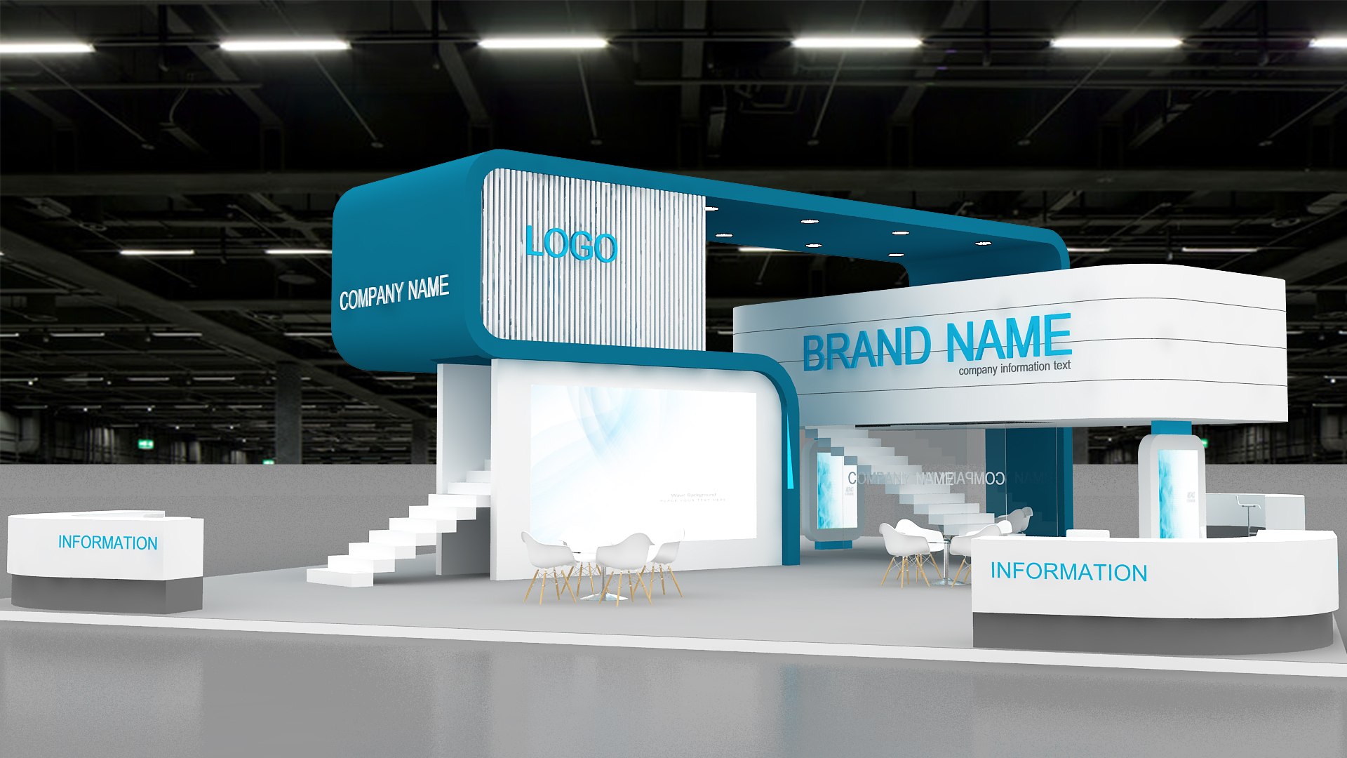 Exhibition 3D Model 3D - TurboSquid 2388228