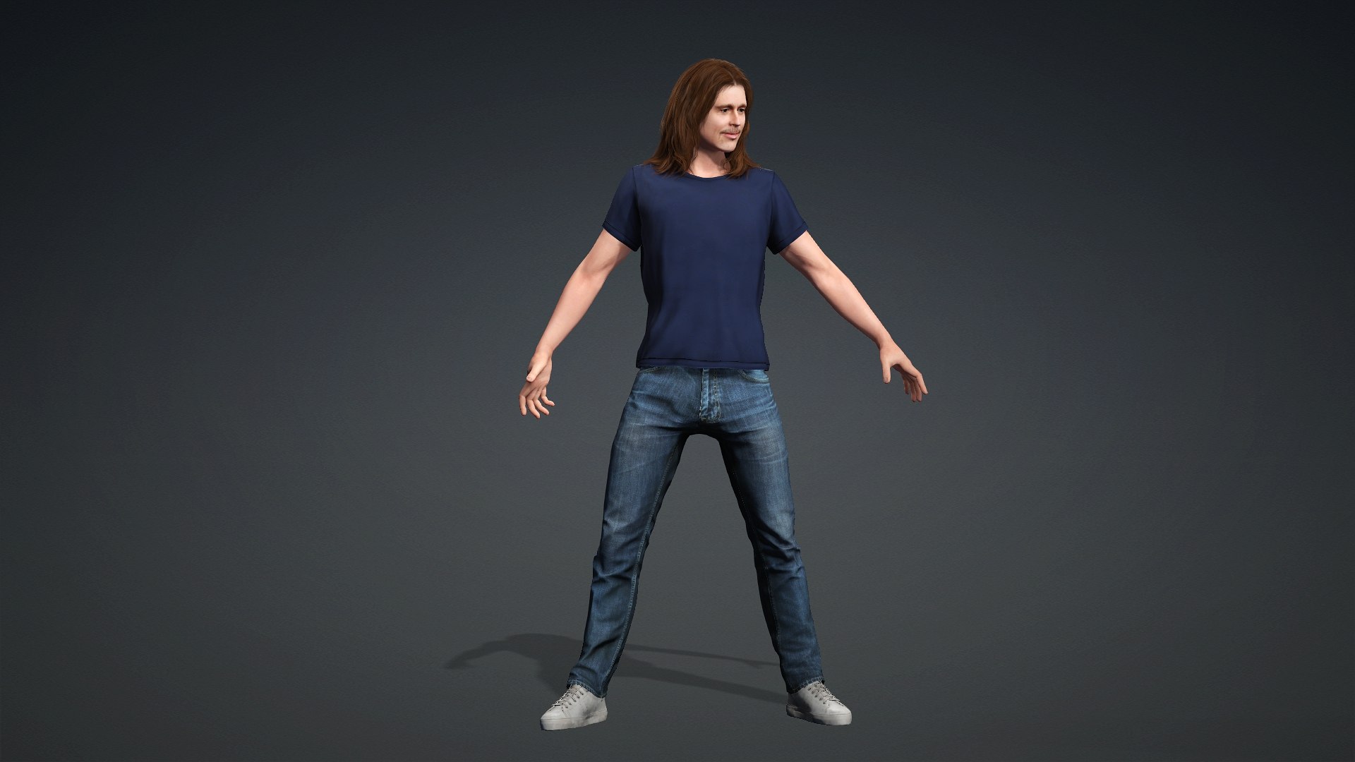 3D Realistic Game Ready Male Character Rigged FBX OBJ Blender Character ...