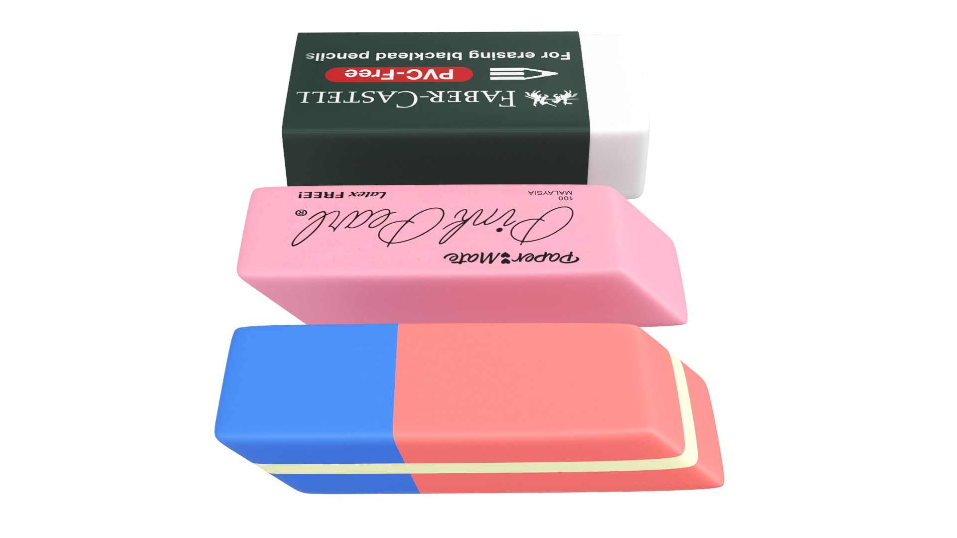 3D Erasers Model - TurboSquid 1805783