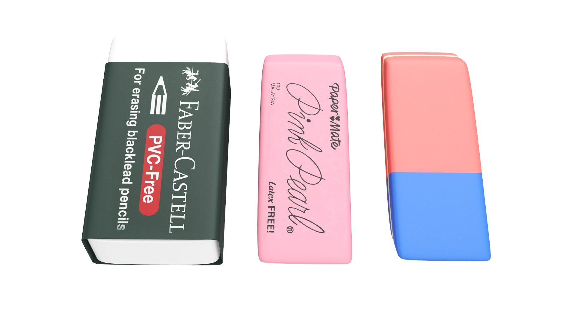 3D Erasers Model - TurboSquid 1805783