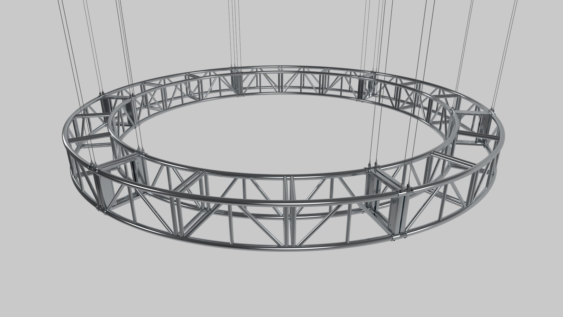 3D Circular Truss Stage 2 Model - TurboSquid 2320691