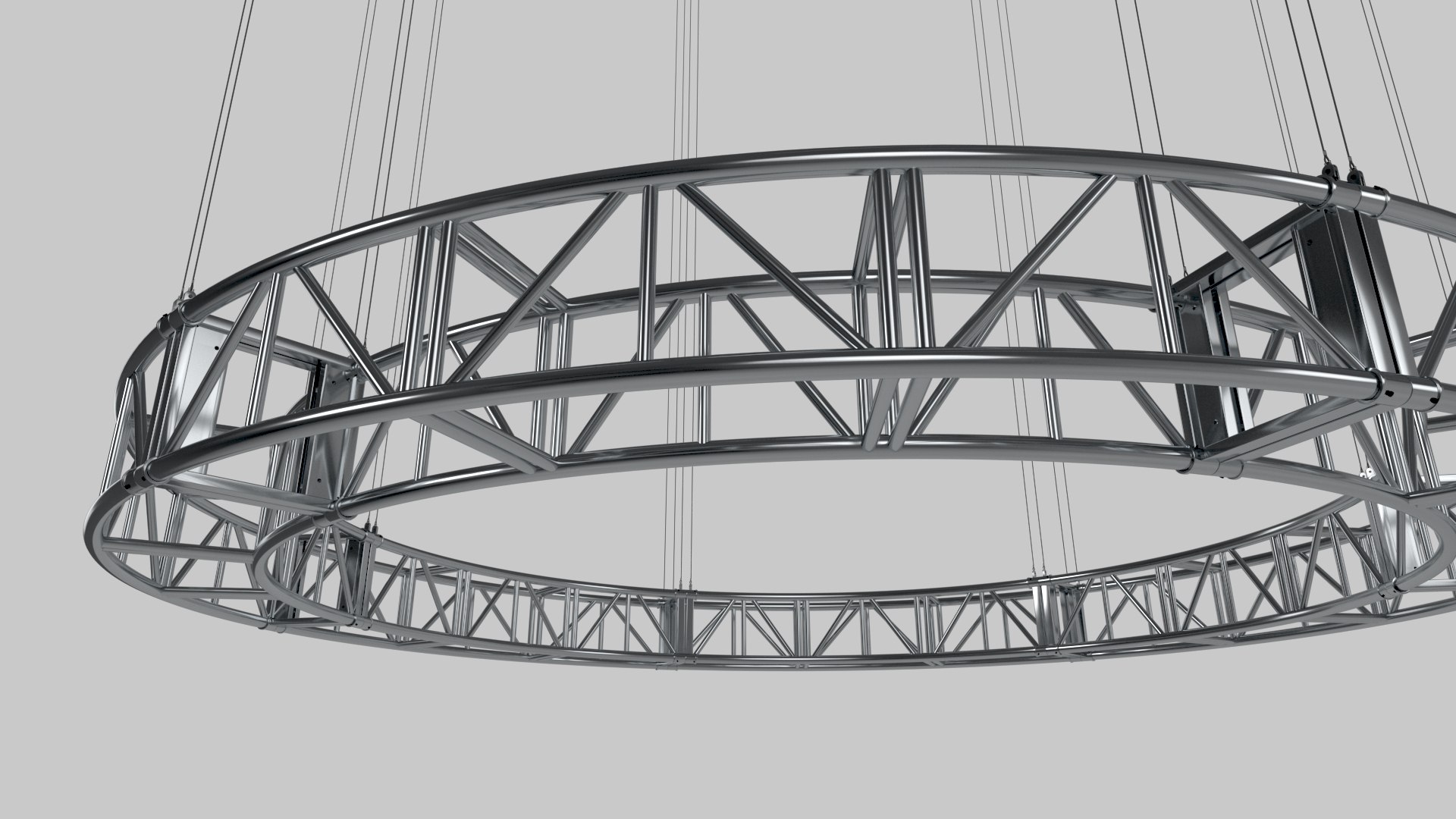 3D Circular Truss Stage 2 Model - TurboSquid 2320691