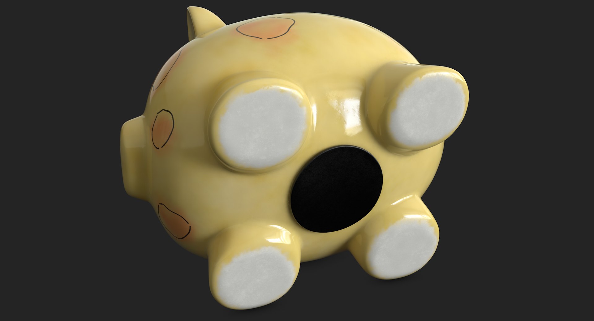 Realistic Piggy Bank 3D Model - TurboSquid 1295838