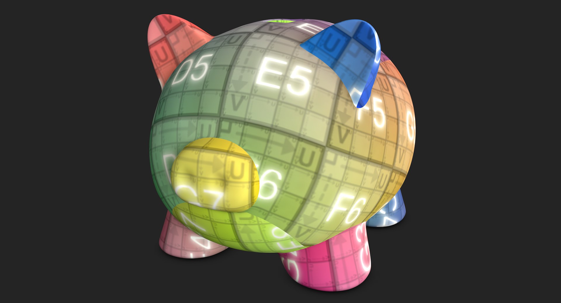 Realistic Piggy Bank 3D Model - TurboSquid 1295838