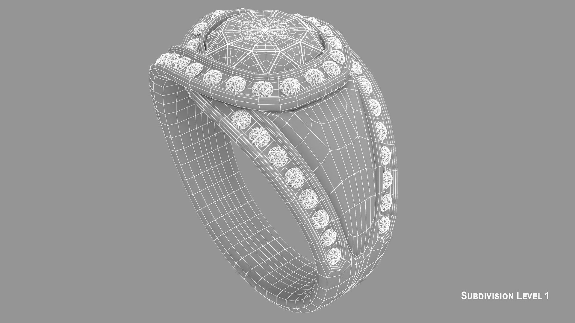 3D Golden Ring Model - TurboSquid 2021142