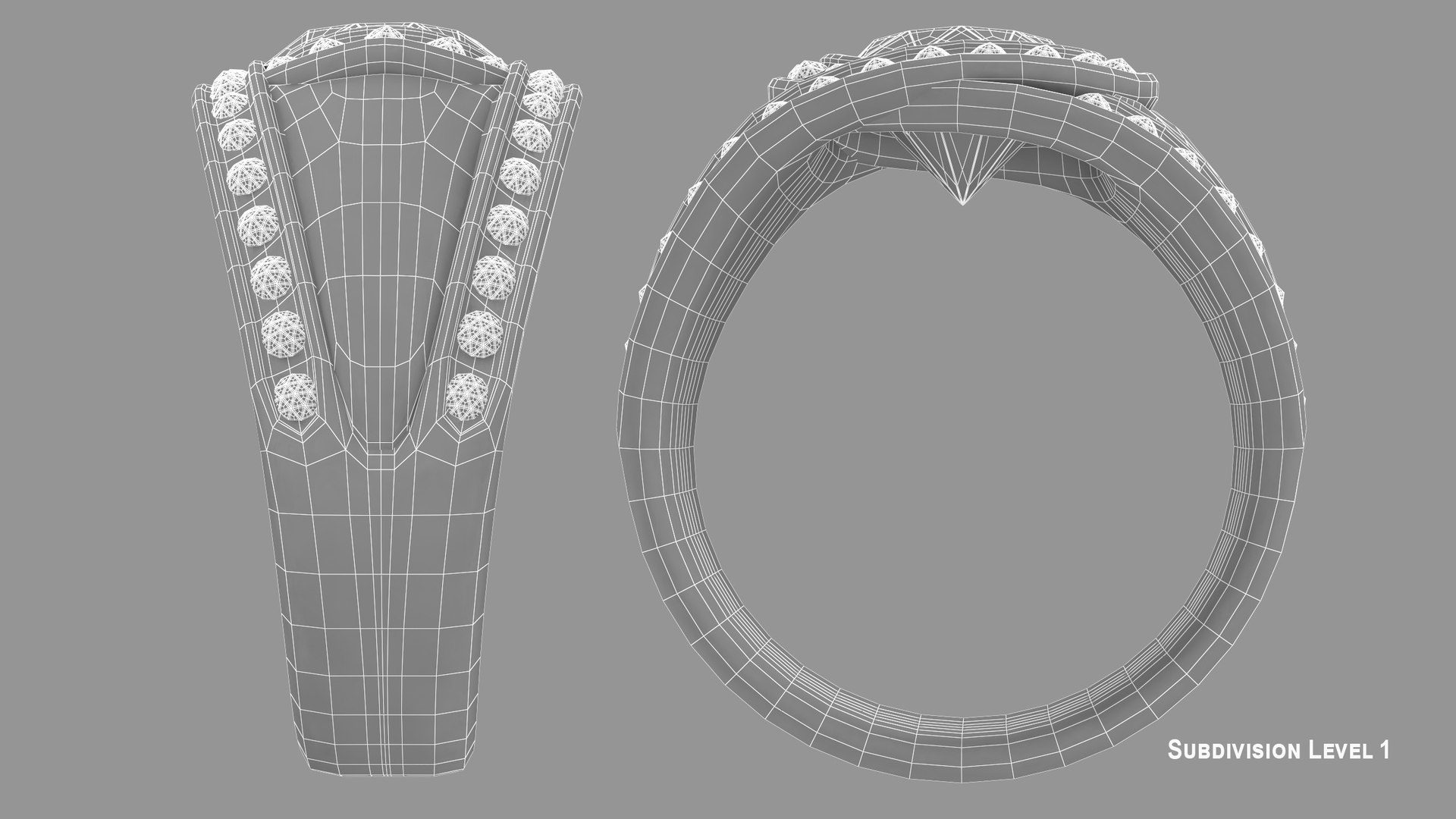 3D Golden Ring model - TurboSquid 2021142
