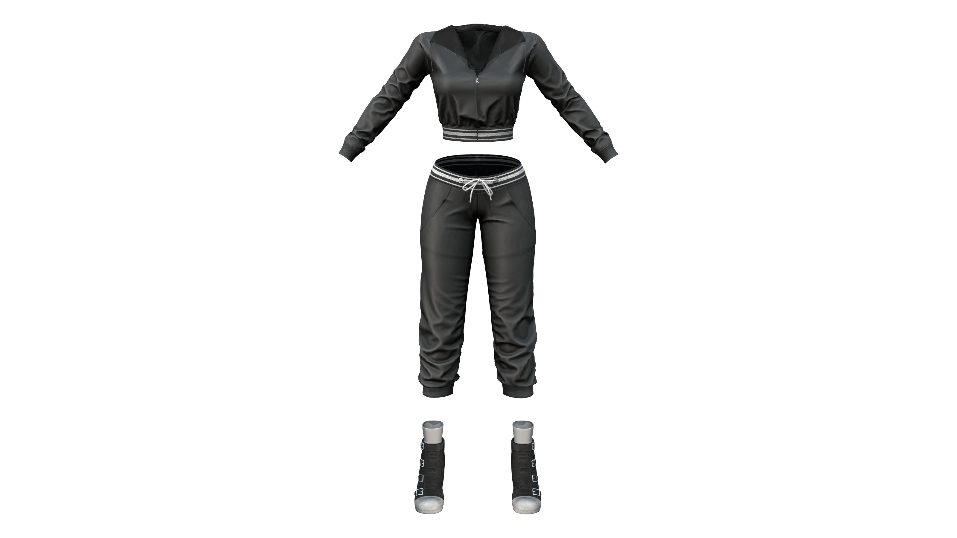 3D model RnB Street Style Full Outfit - TurboSquid 1885463