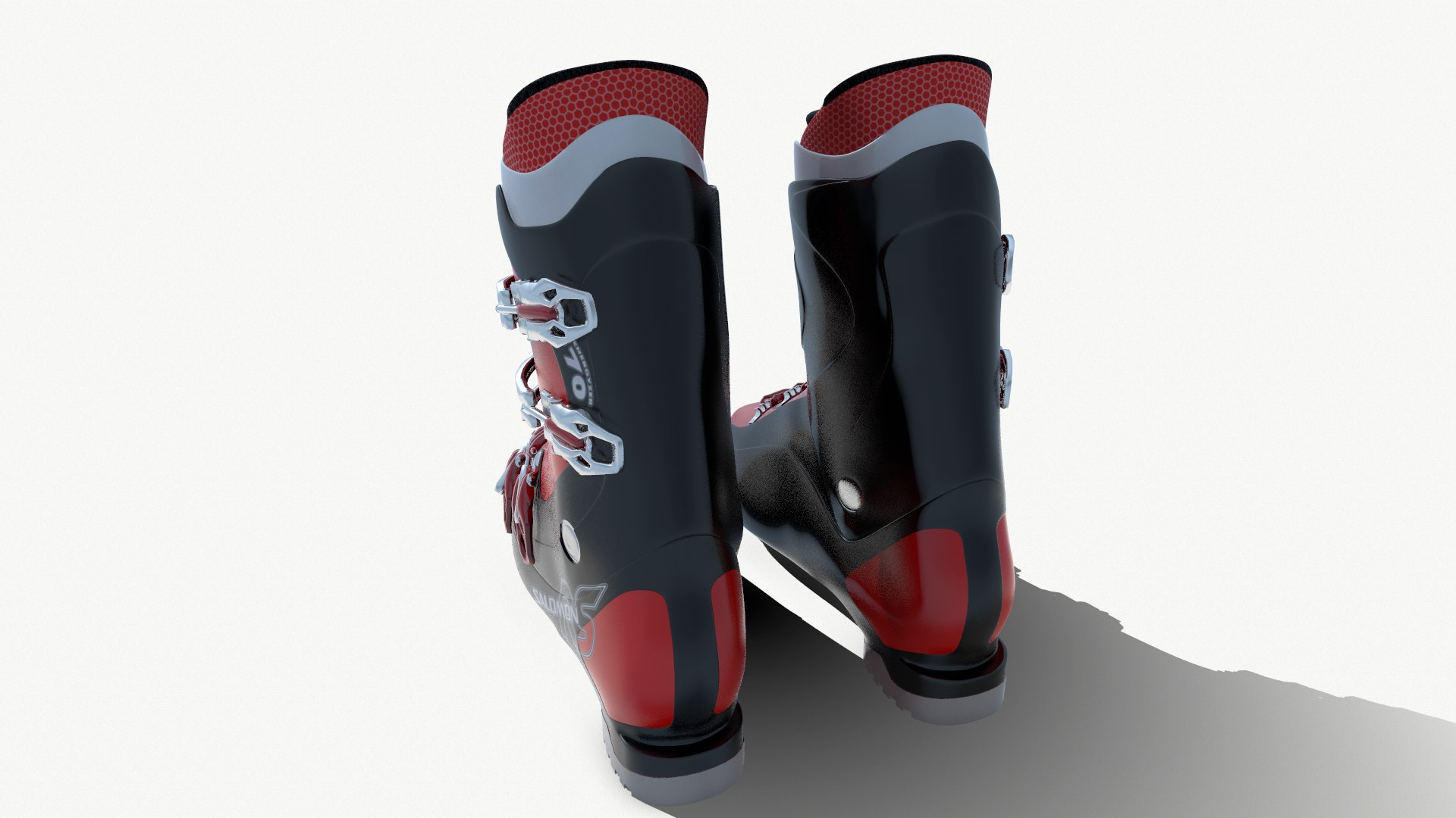3D Ski Boots Model - TurboSquid 1283648