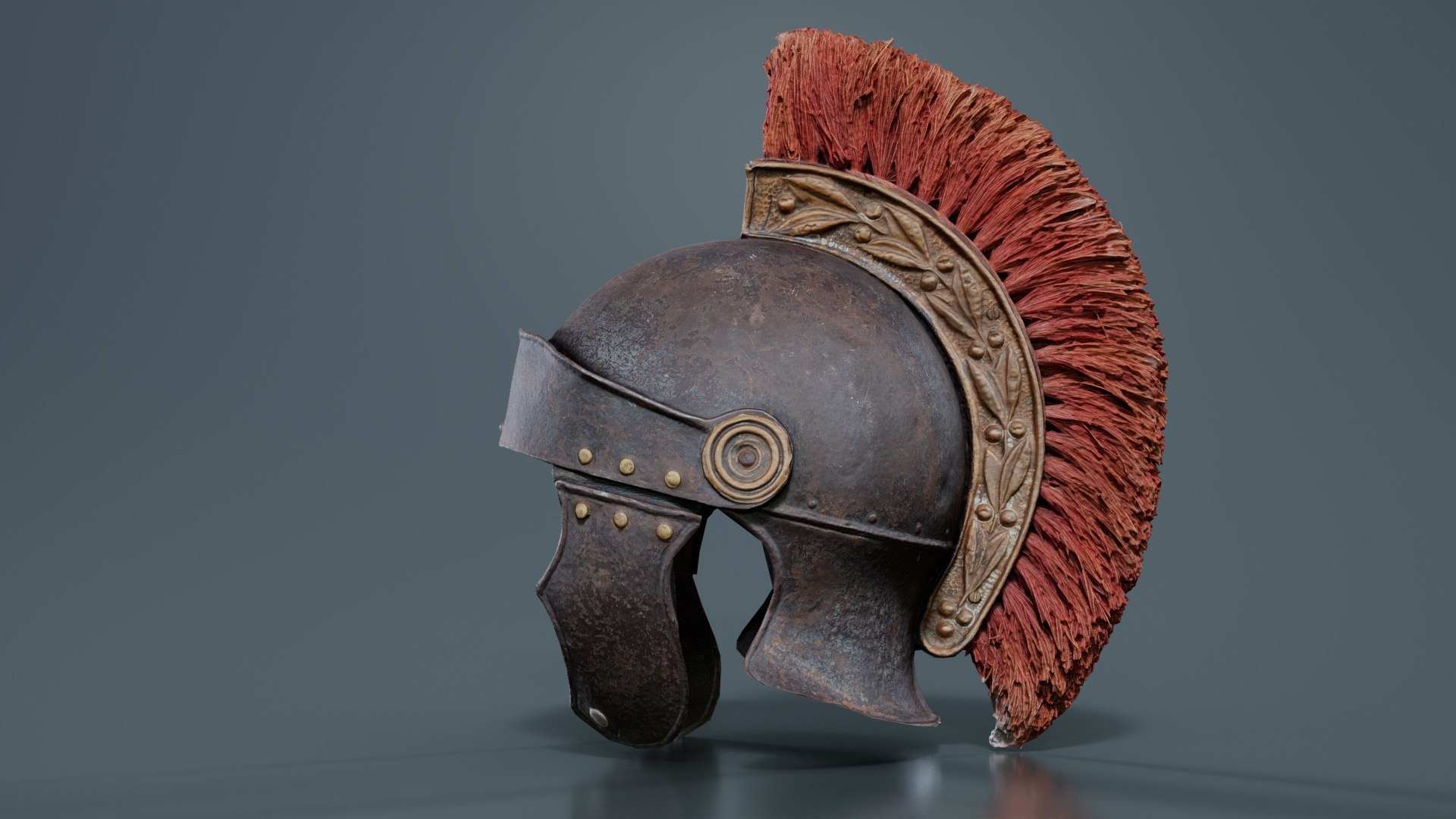 3D Model Roman Helmet Remastered - TurboSquid 2360090