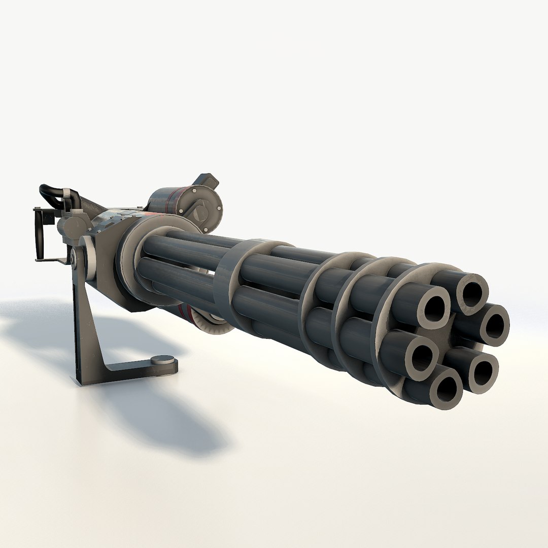 3d Realistic Minigun