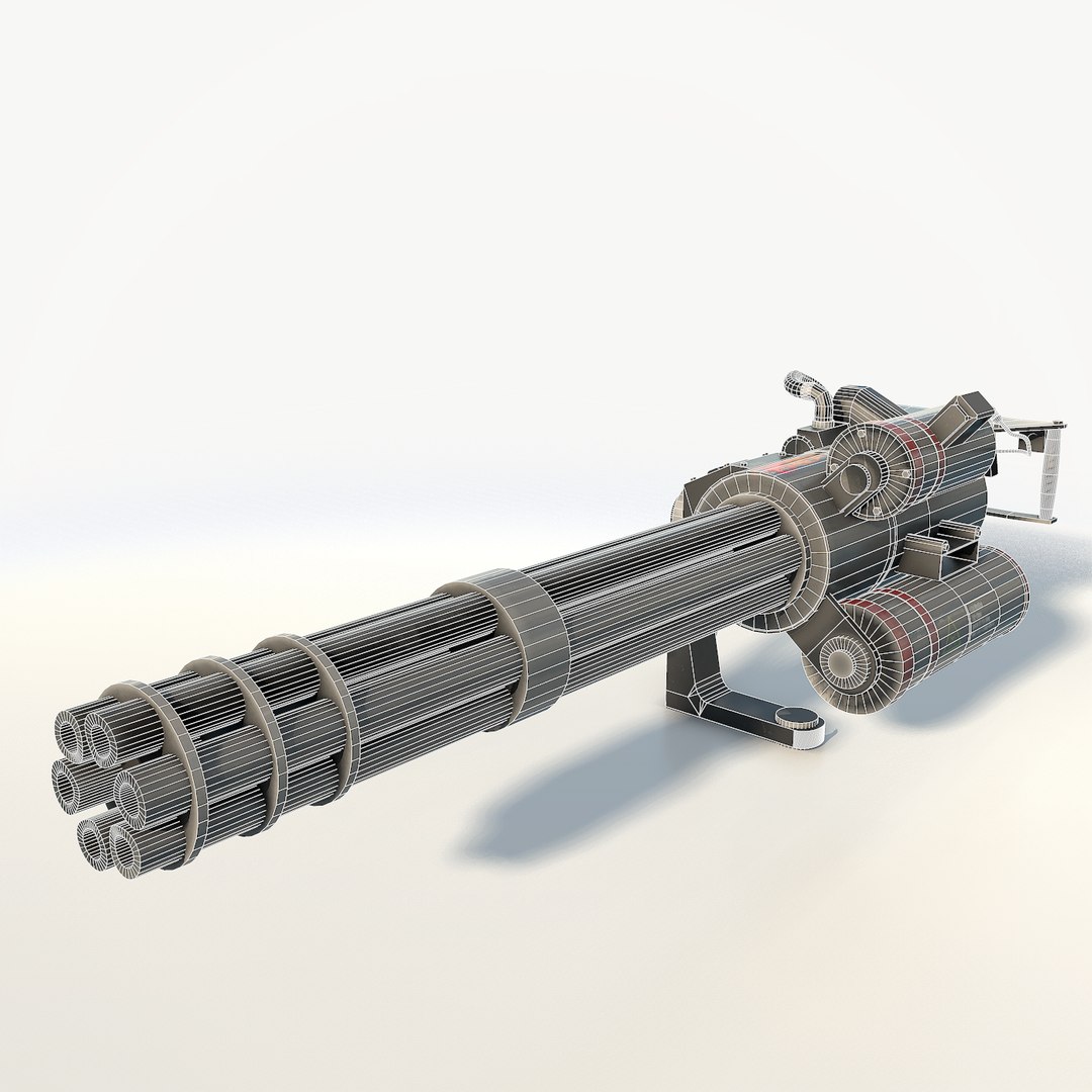 3d Realistic Minigun
