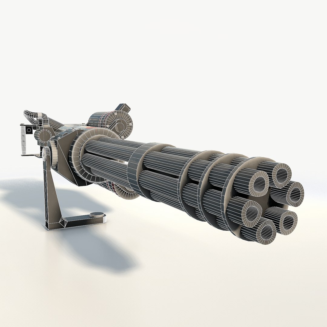 3d Realistic Minigun