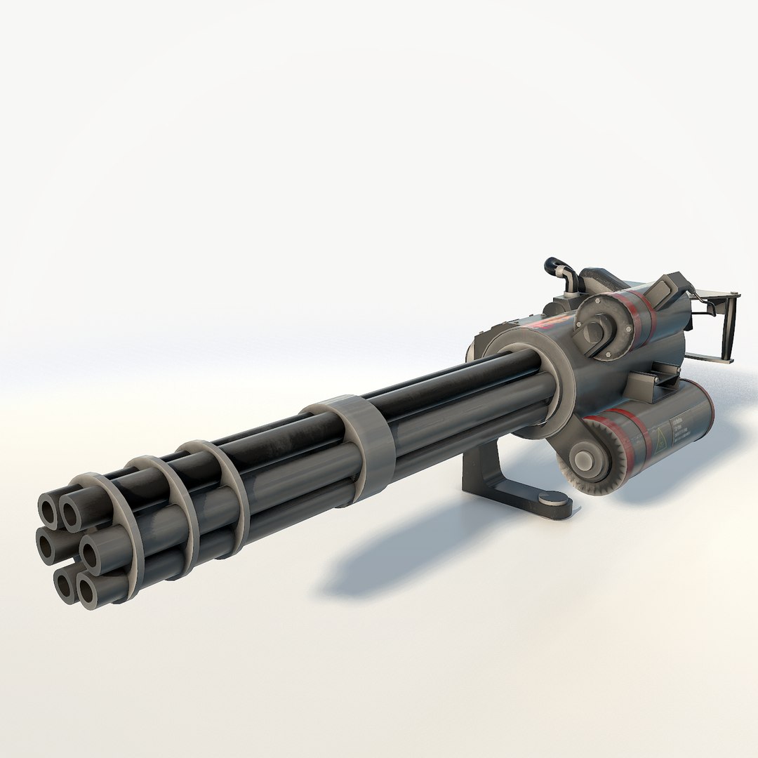 3d Realistic Minigun