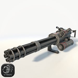 Minigun Blender Models for Download | TurboSquid