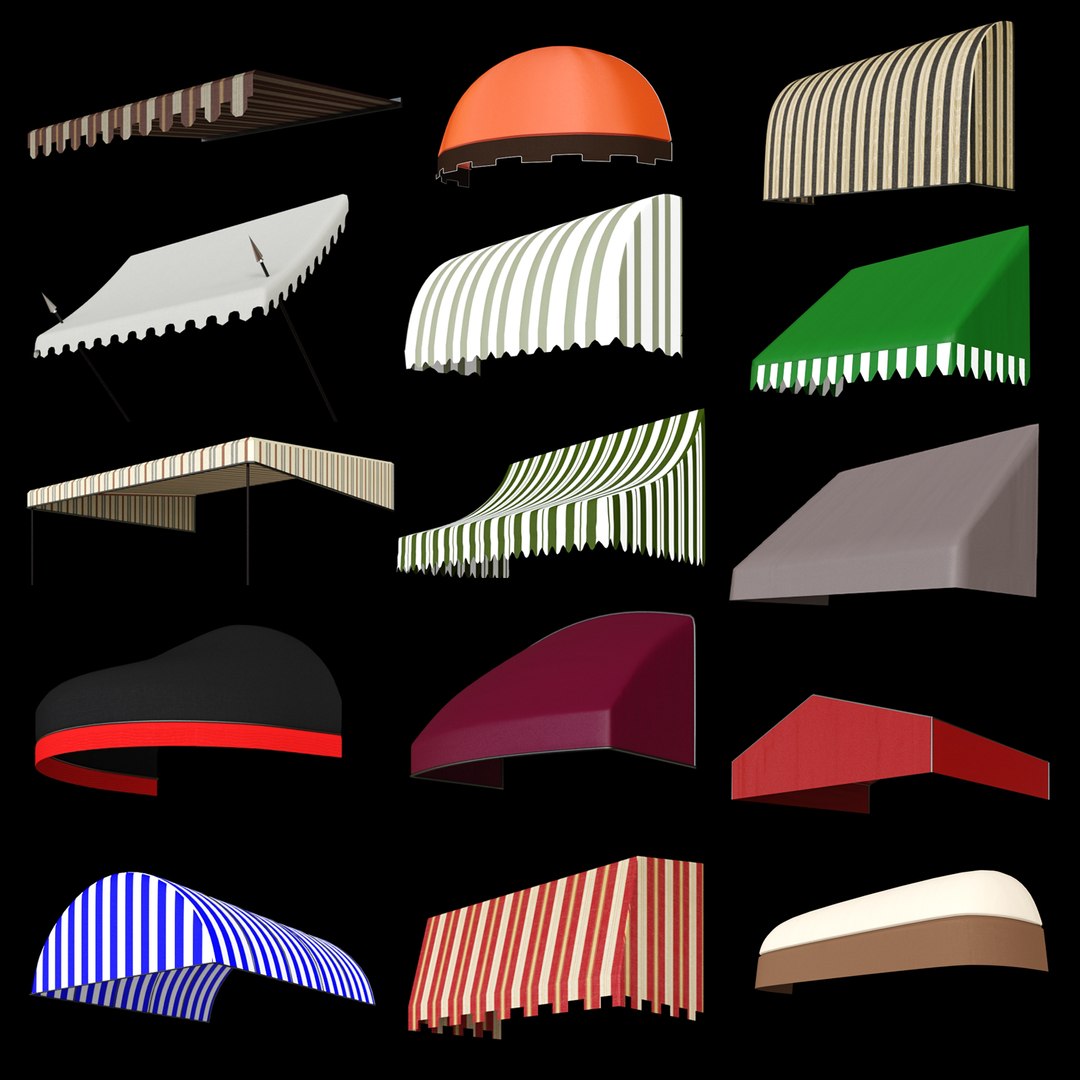 Canopies Cafe 3D - TurboSquid 1422851