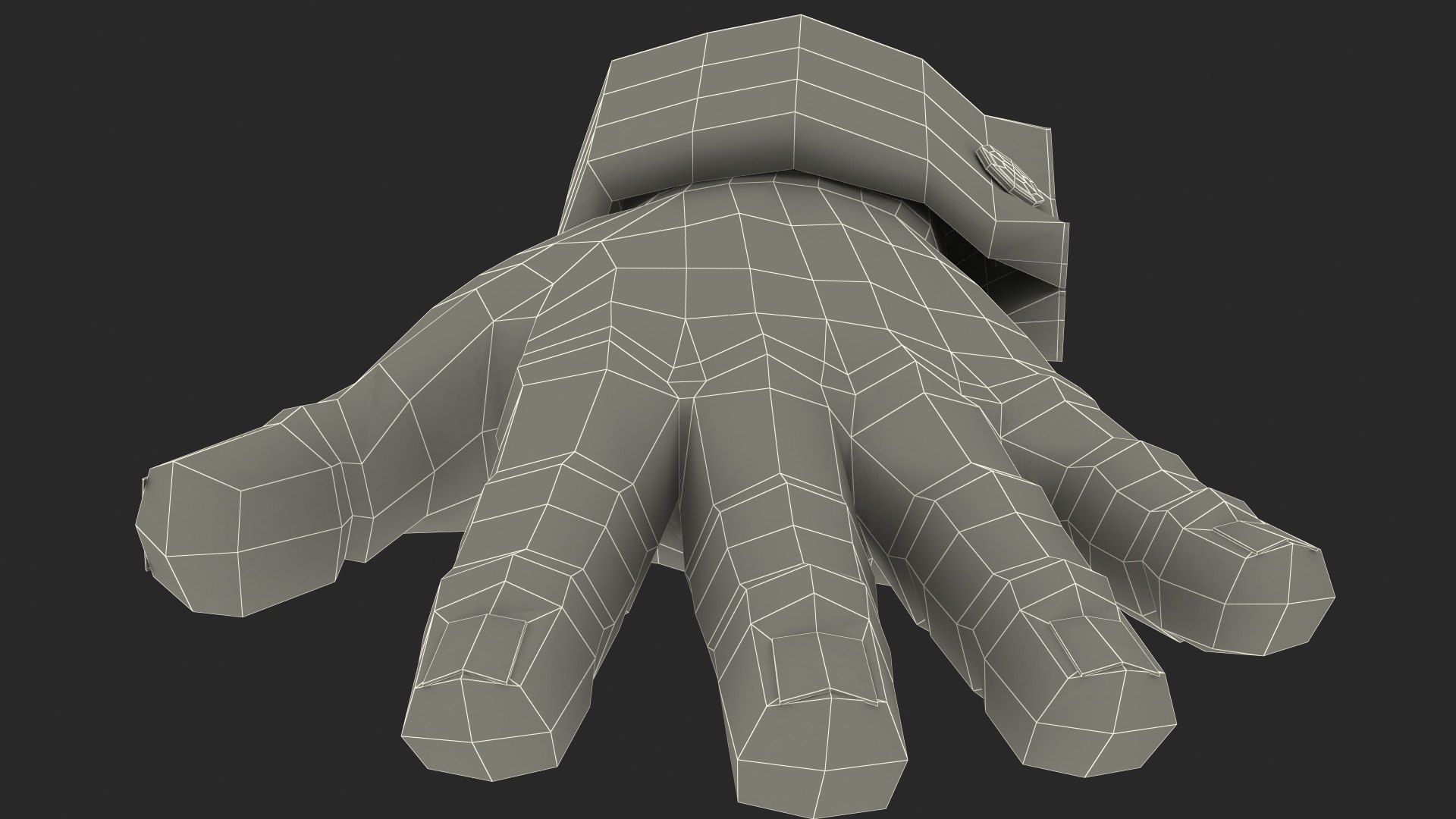 Cartoon Man Hands 3D Model - TurboSquid 1524085