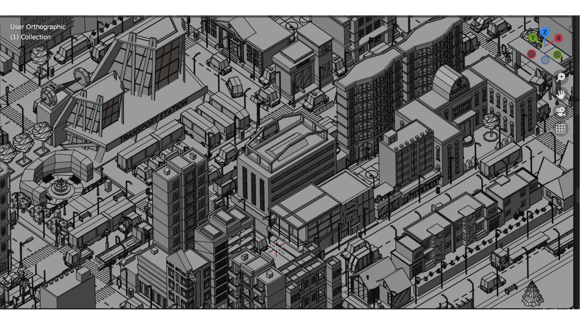 Simple Poly City 2 Low-poly 3D Model - TurboSquid 2265529