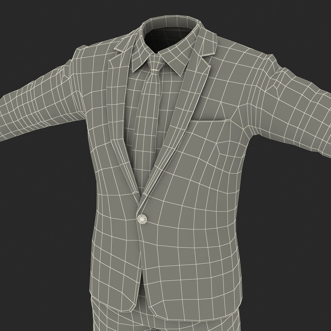 3d model of suit 11